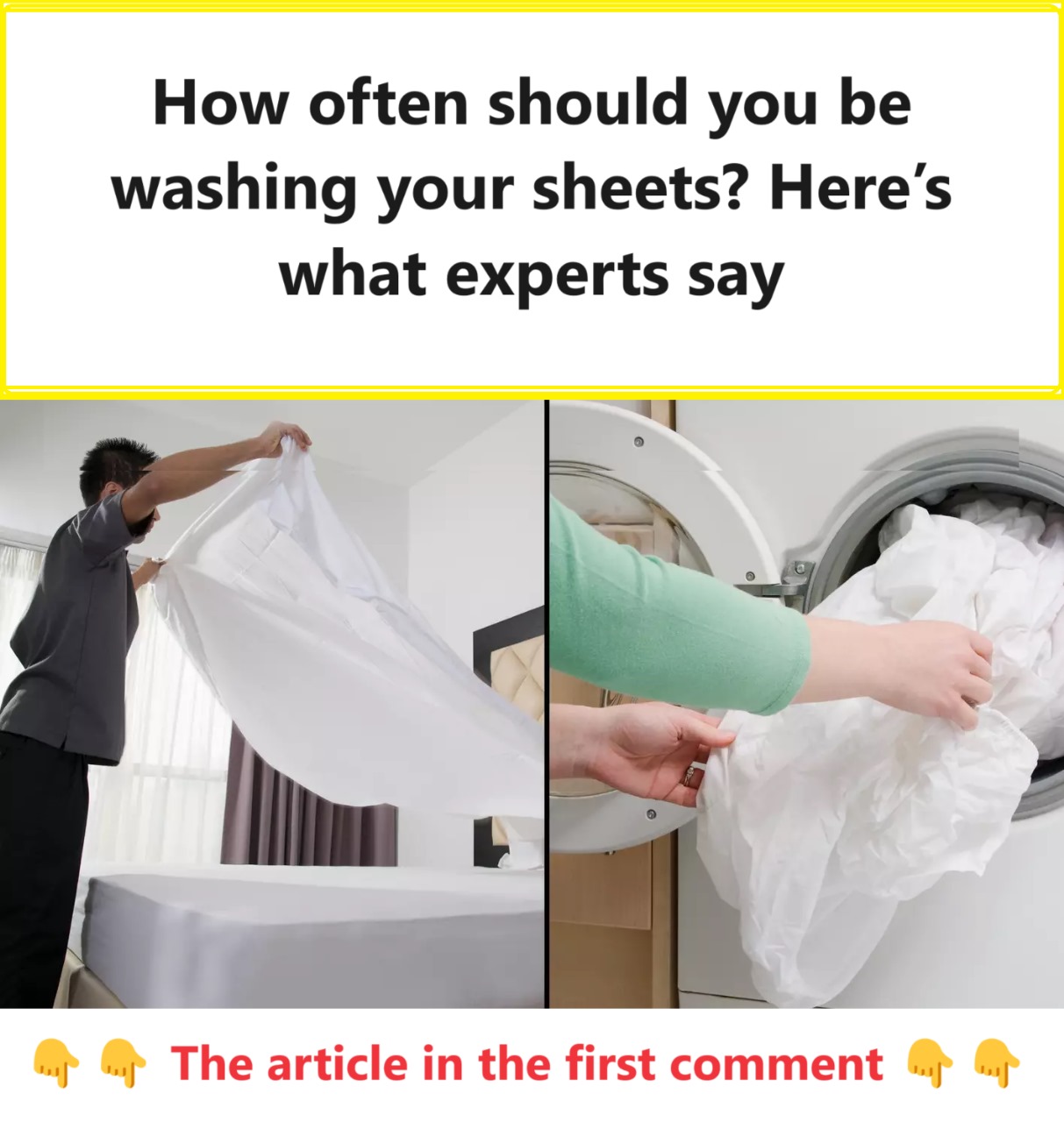 How often should you be washing your sheets? Here’s what experts say ...